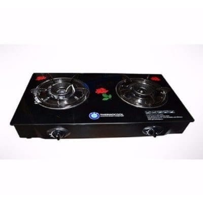 Buy Table Top Gas Cooker - Double Burner - Glass in Nigeria