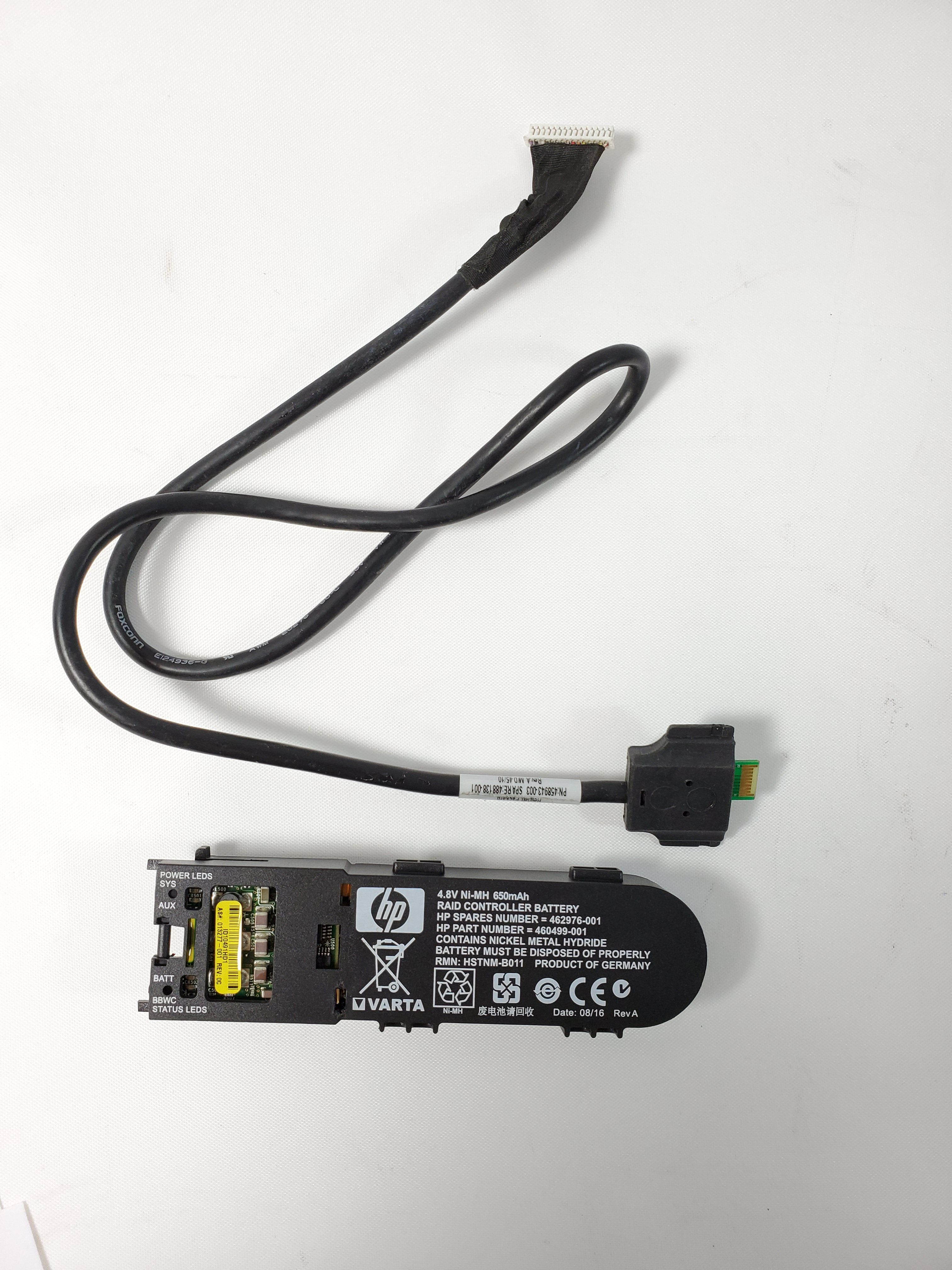 Buy New HP Smart Array 650mAh 4.8V Battery Module 462976-001 460499-001