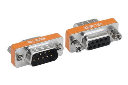 Buy Kentek Mini DB9 Male to Female M/F Serial/AT Null Modem Mini
