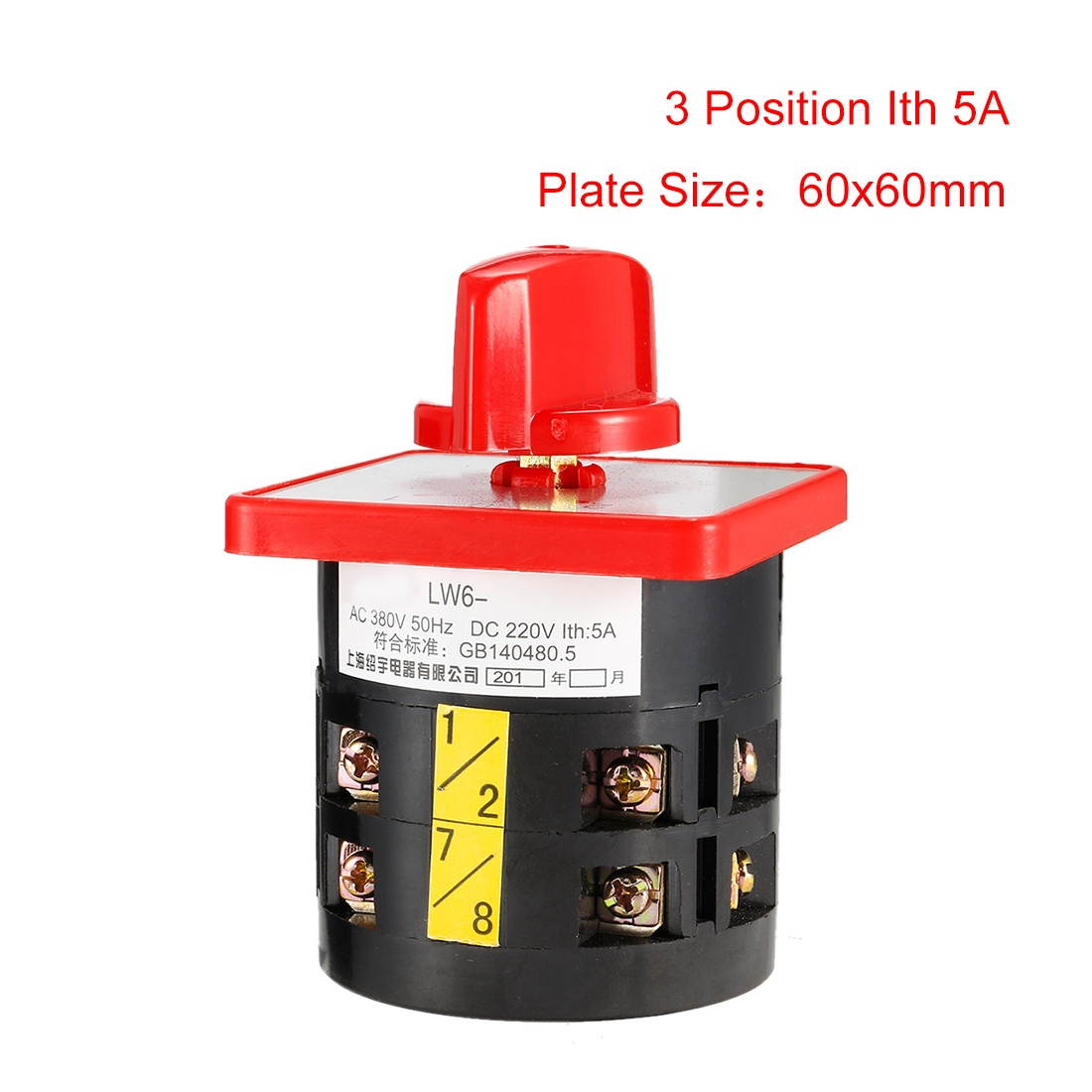 Buy Changeover Switch 3 Position Rotary Selector Cam Switch Panel