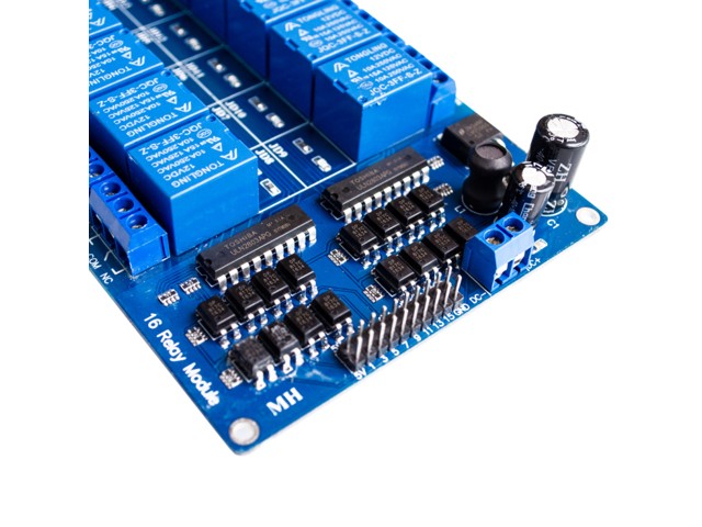 Buy 12V 16 Channel Relay Module Interface Board For Arduino PIC ARM