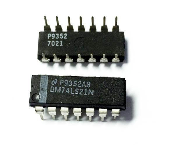 Buy 2PCS DM74LS21N 74LS21 Dual 4-Input And Gate, Dip 14 in United