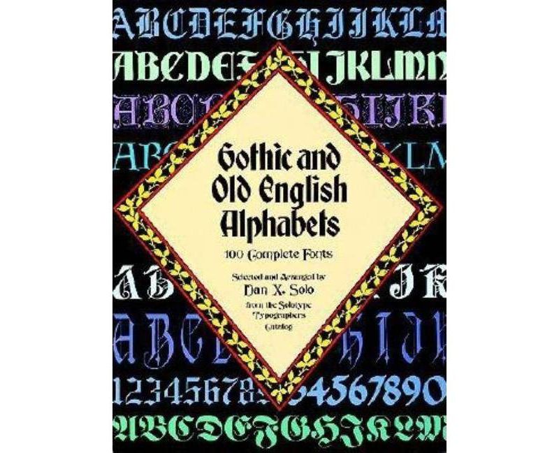 Buy Gothic and Old English Alphabets - (Lettering, Calligraphy, Typography)