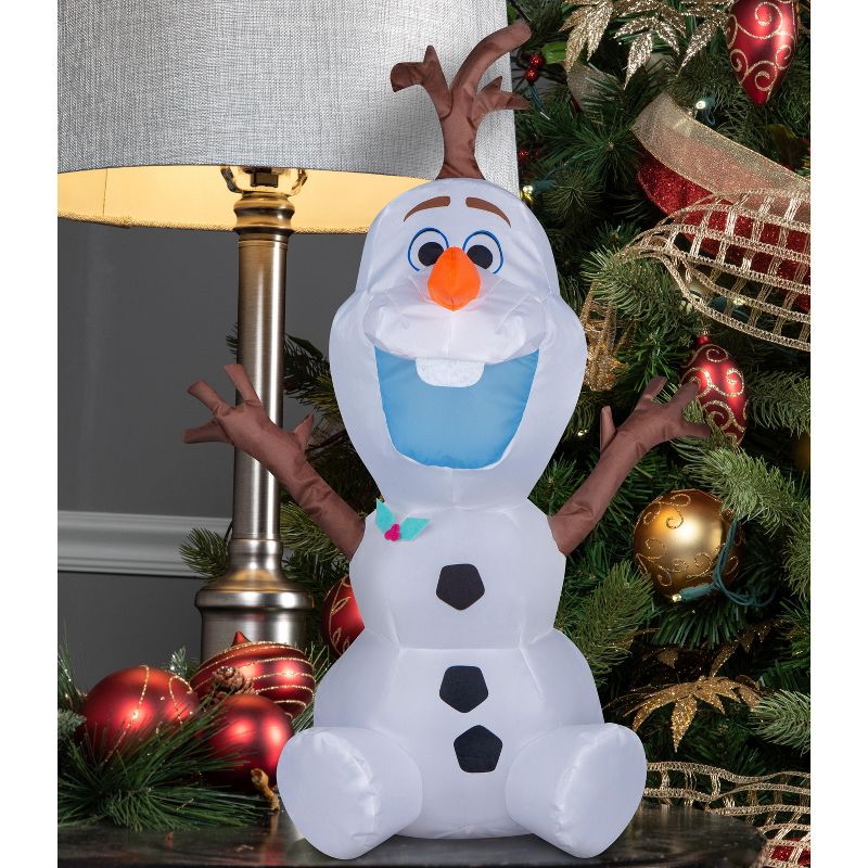Buy Gemmy Airdorable Christmas Airblown Inflatable Olaf Disney, 2