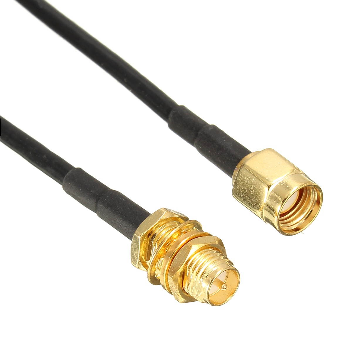 Buy 20CM/ 1M/ 5M/ 10M RP-SMA Male to Female Wireless Antenna Extension