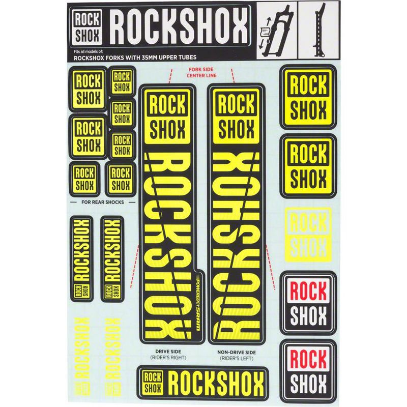 Buy RockShox Decal Kit Sticker/Decal in United States - Cartnear.com