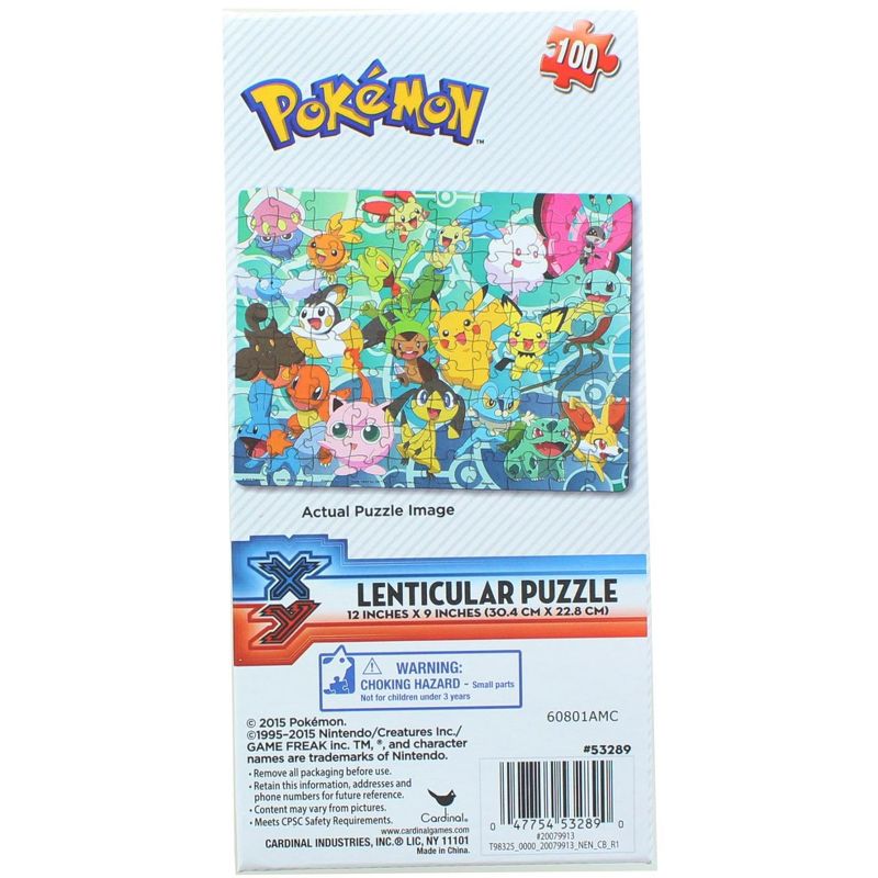 Buy Cardinal Pokemon XY 100 Piece Lenticular Jigsaw Puzzle in United