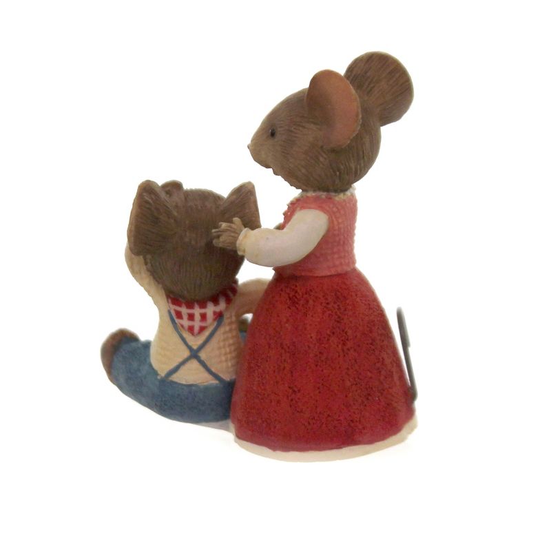 Buy Figurine 2.0" Jack & Jill Mouse Tails With Heart - Decorative