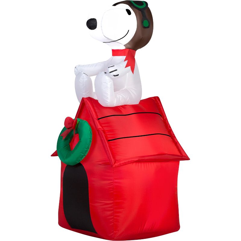 Buy Gemmy Christmas Airblown Inflatable Snoopy on House Peanuts,